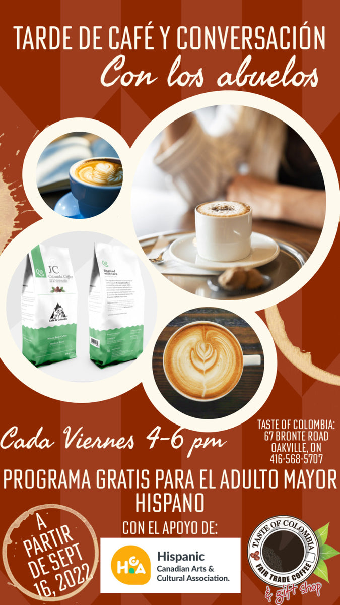 Tarde de Café y Conversación - Adulto Mayor – TasteofColombia