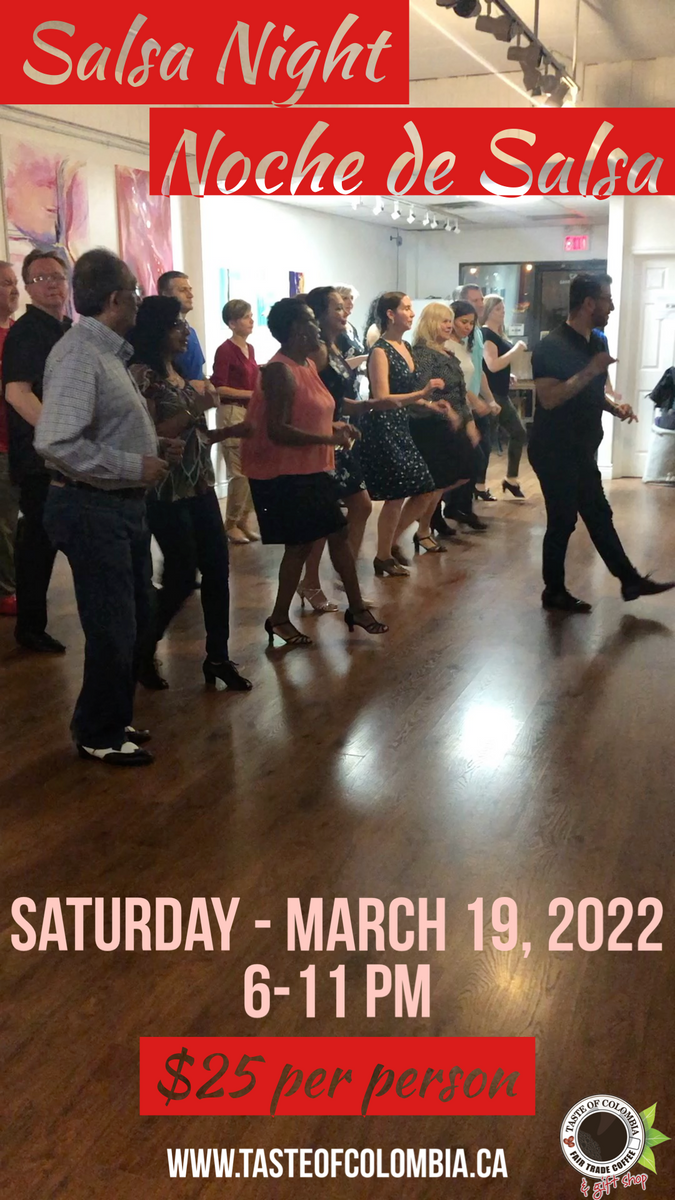 Salsa Night - Noche de Salsa Returns! – TasteofColombia